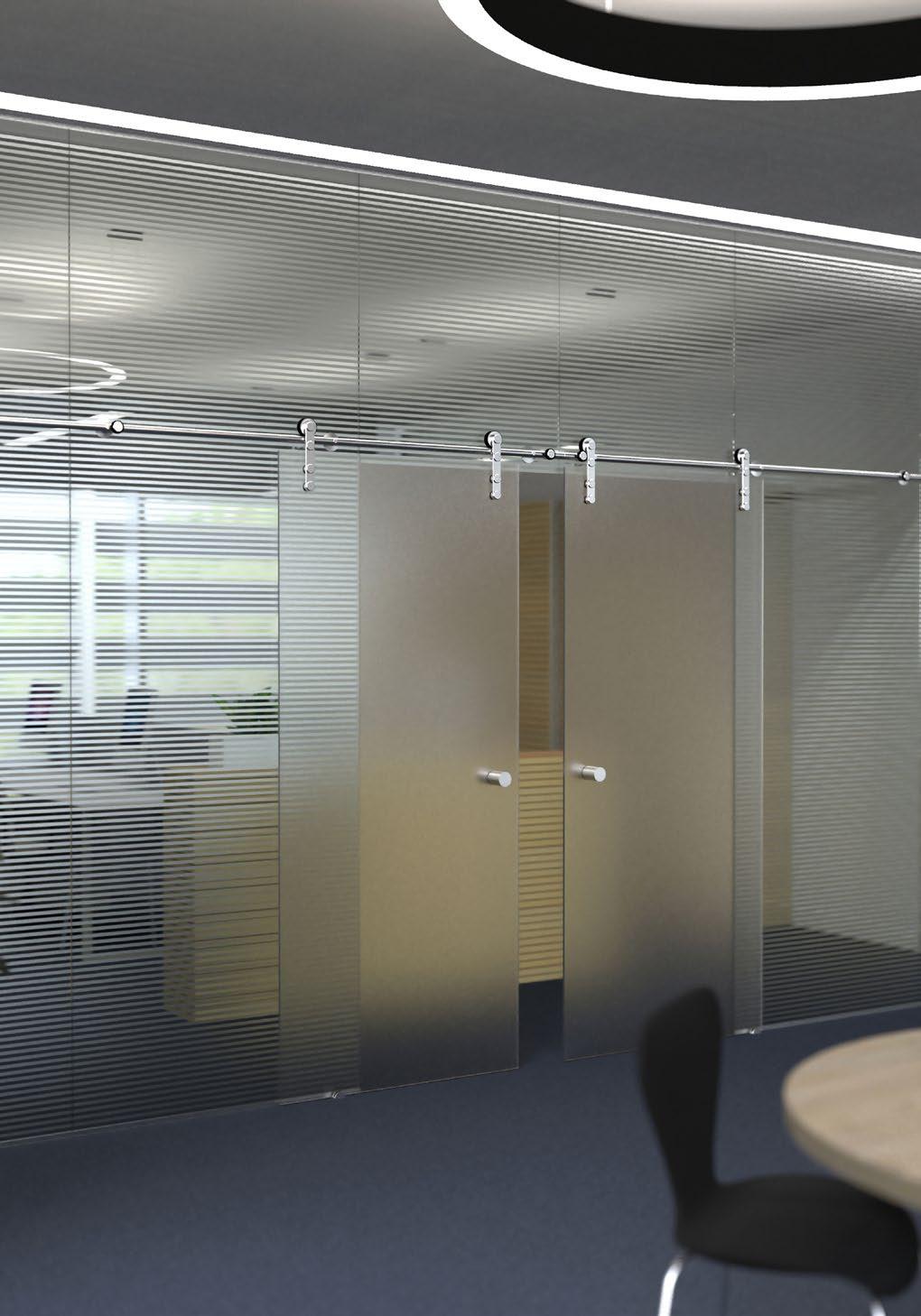 Design glass sliding door system by Arlu