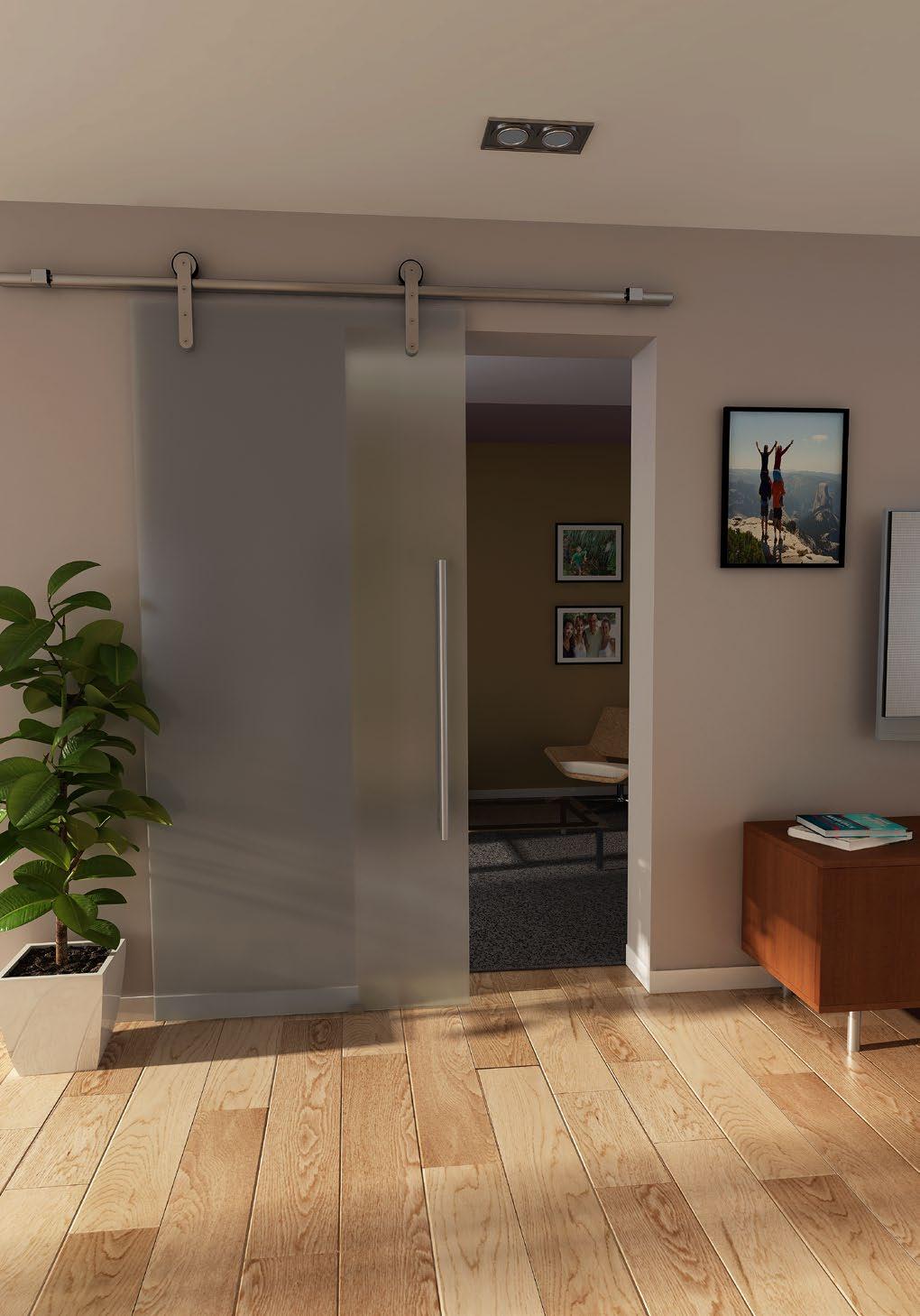 Design glass sliding door system by Arlu